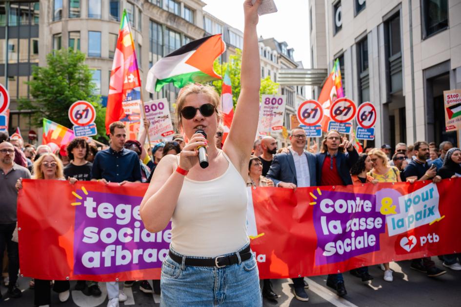 Revivez la Marche contre la casse sociale et pour la paix | PTB